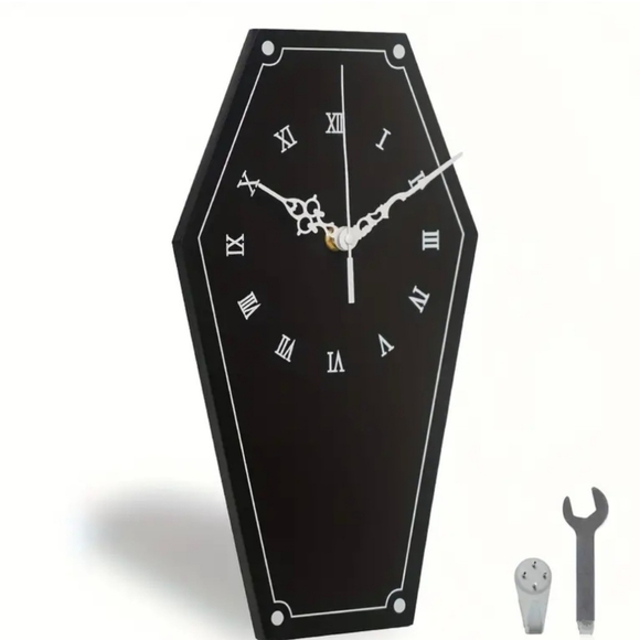Accents | Coffin Wall Clock | Poshmark